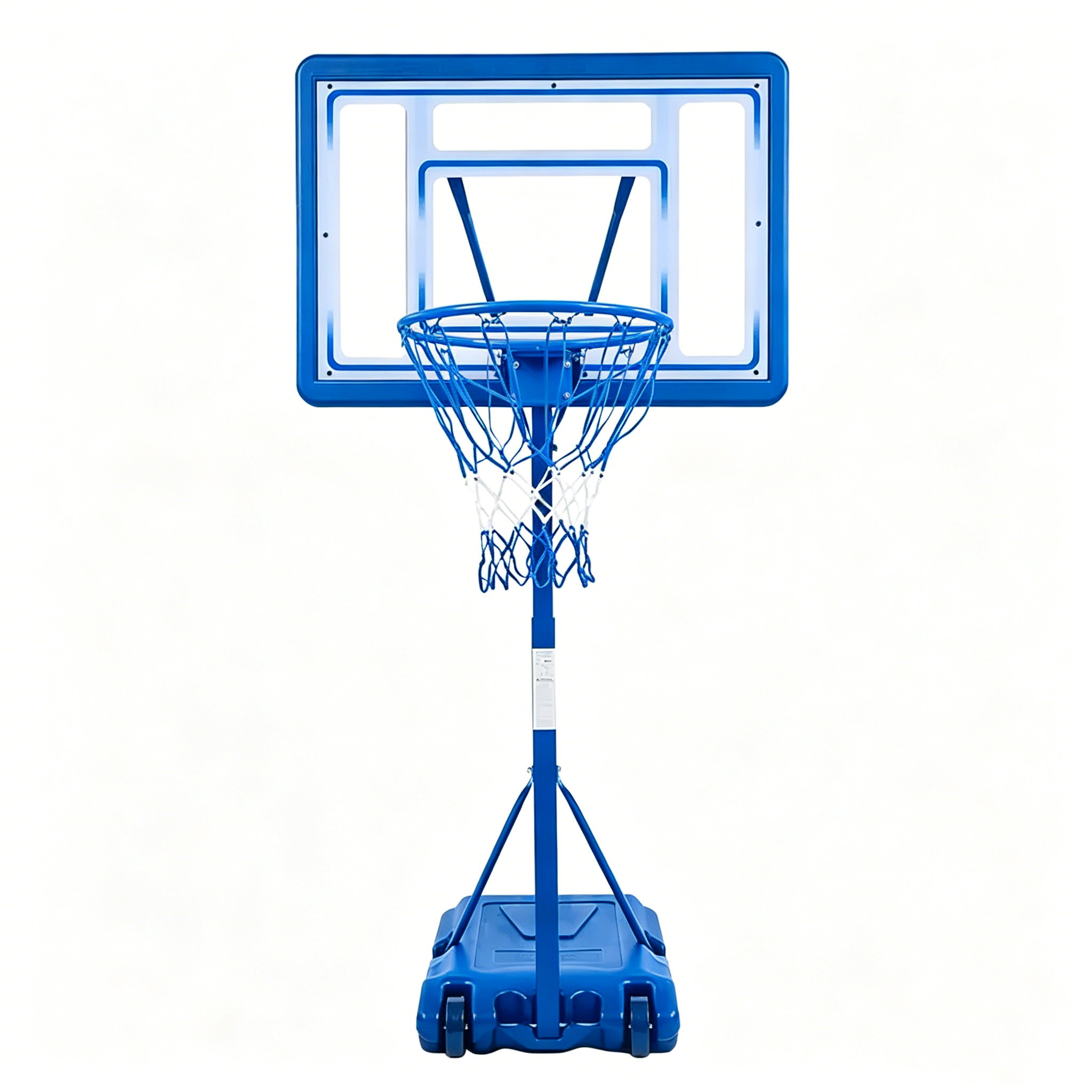 Portable Pool Basketball Hoop and Volleyball Set for Swimming Pools ...